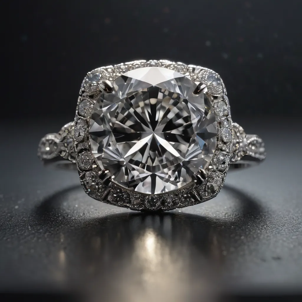 Finding Exceptional Value in Diamond Rings