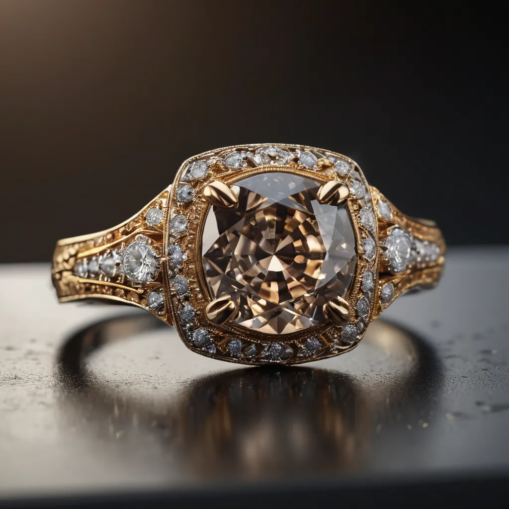 A Deep Dive into Champagne Colored Diamond Rings