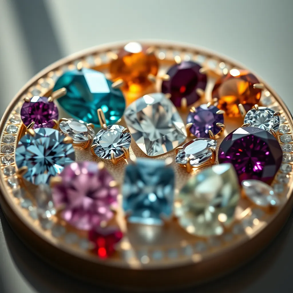 Diverse Engagement Stones: Characteristics and Significance
