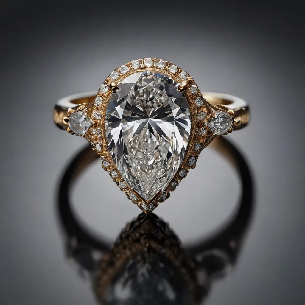 The Allure of Pear Shaped Princess Cut Rings