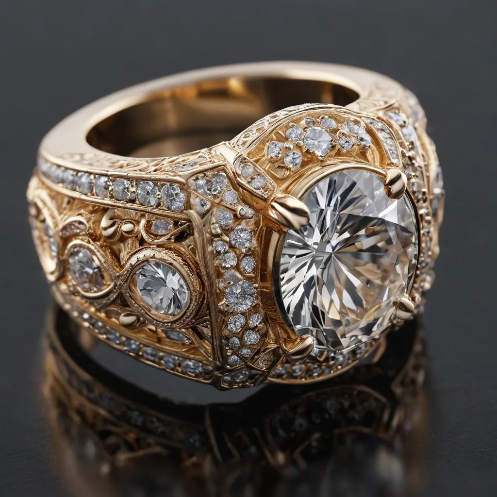 Exploring the Appeal of Wide Band Gold Diamond Rings