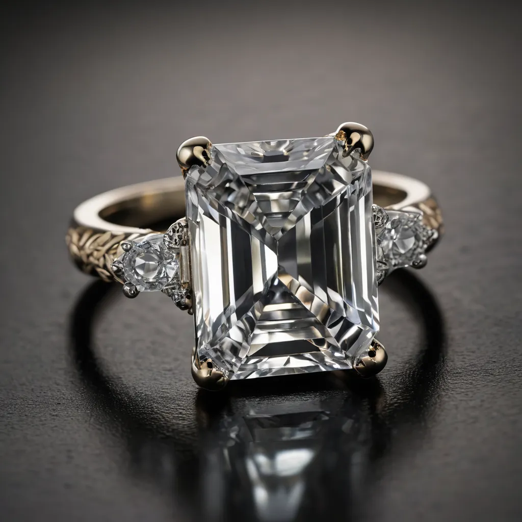 The Rectangle Shape Diamond Ring: An In-Depth Study