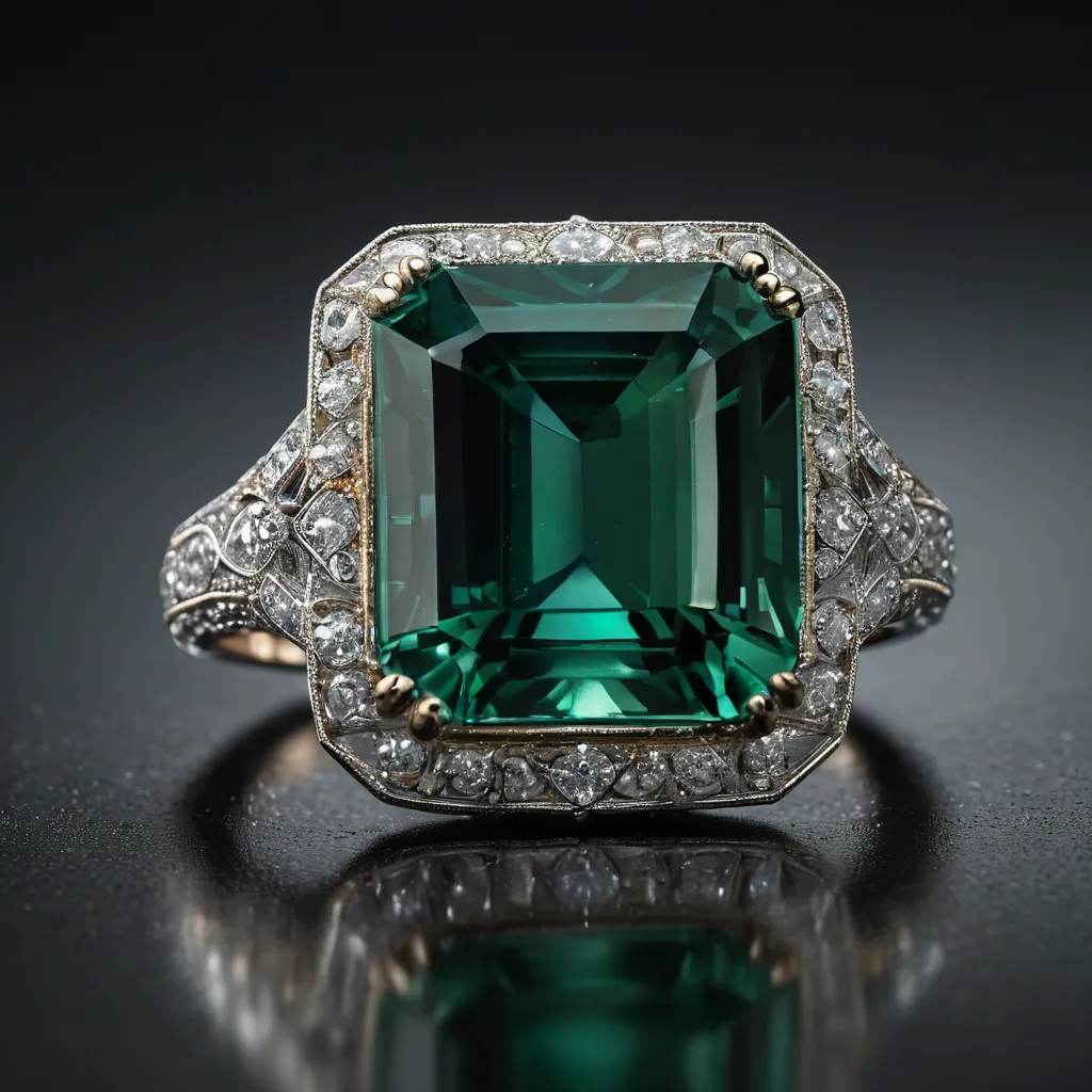 The Tiffany Setting for Emerald Cut Gemstones